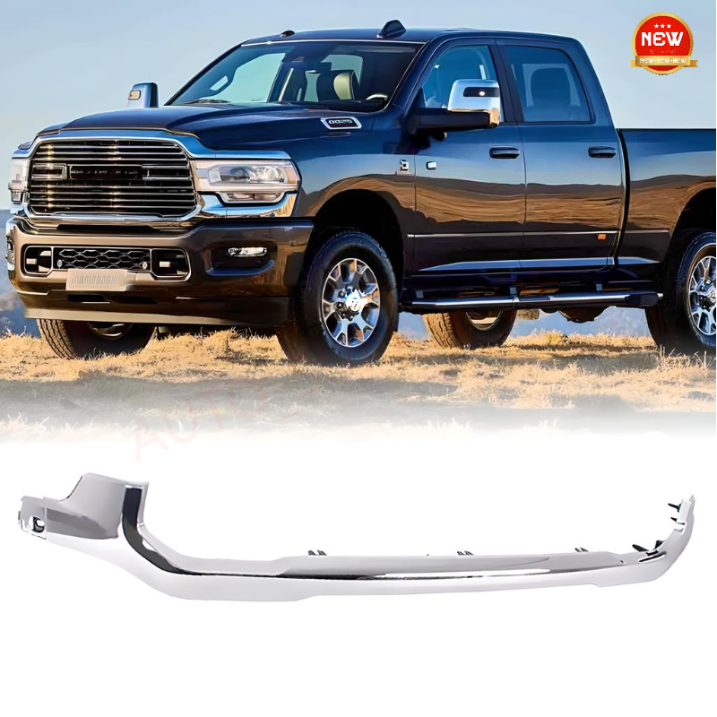 Front Lower Grille Molding Trim Chrome Fits 2019-2024 RAM 2500 3500 ...