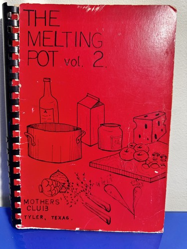 Vintage 1980 Cookbook The Melting Pot Volume 2 by: Mother’s Club | eBay