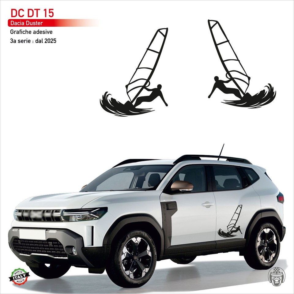 Adhesives Windsurfer Auto Cabinet Lateral Dacia Duster 3 Series | eBay UK