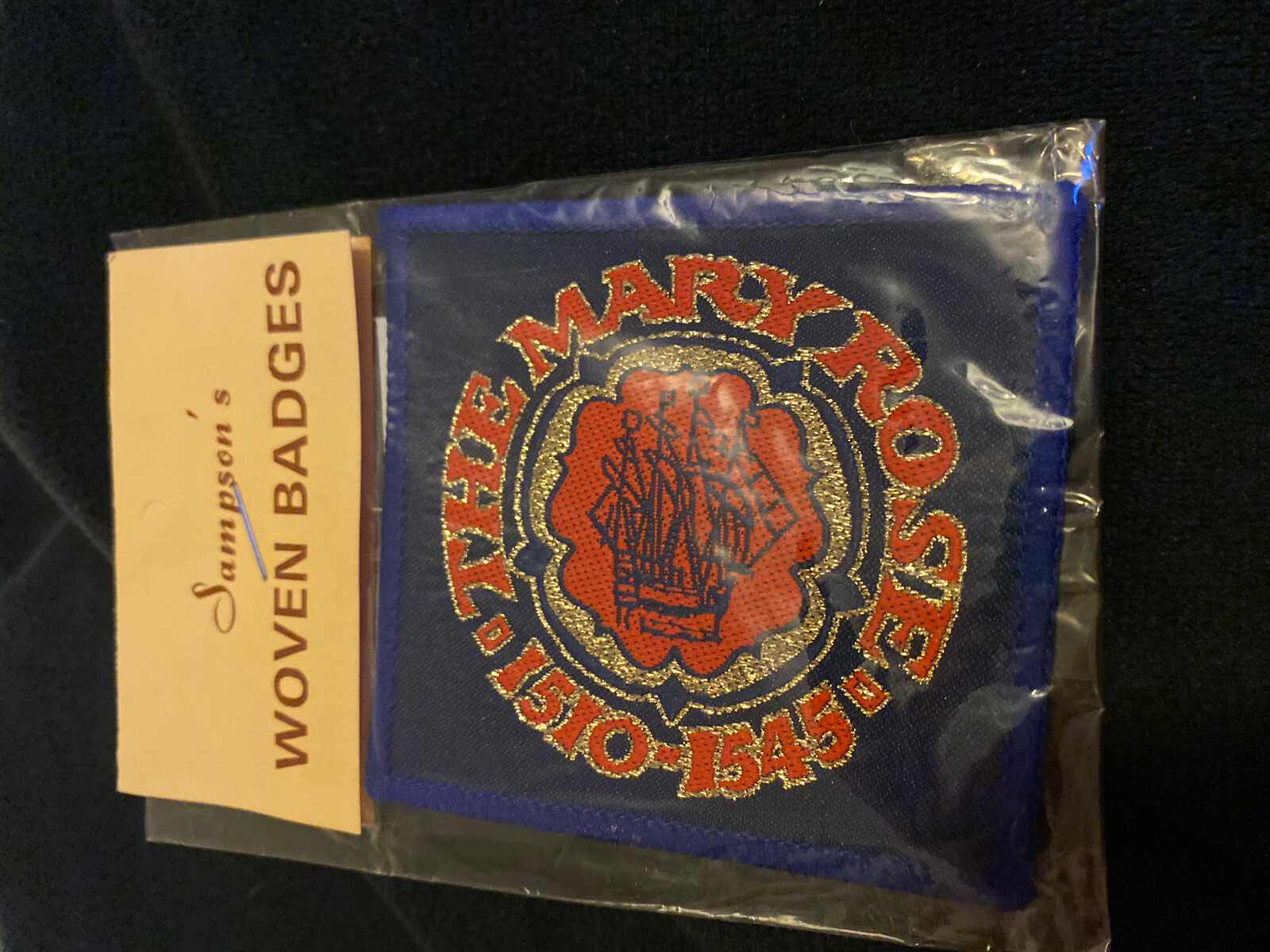 VTG THE MARY ROSE 1510-1545 Henry VIII Warship Sew On Patch | eBay