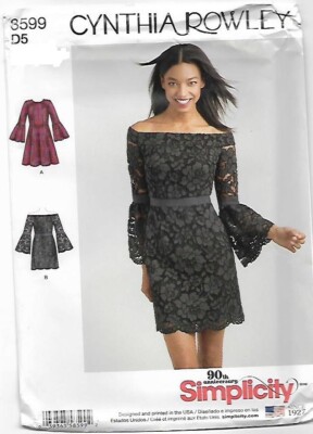 B99 SIMPLICITY 8599: DRESS SIZE 4-12 SEWING PATTERN | eBay