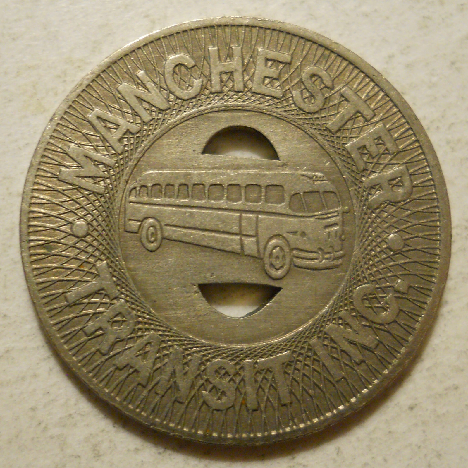 Manchester Transit Inc. (New Hampshire) transit token - NH640L | eBay
