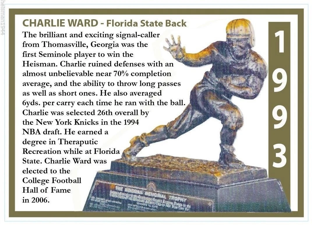 Charlie Ward Heisman Trophy