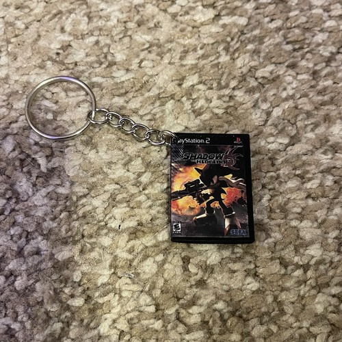 Custom Shadow The Hedgehog PS2 Case Resin Keychain Handmade | eBay