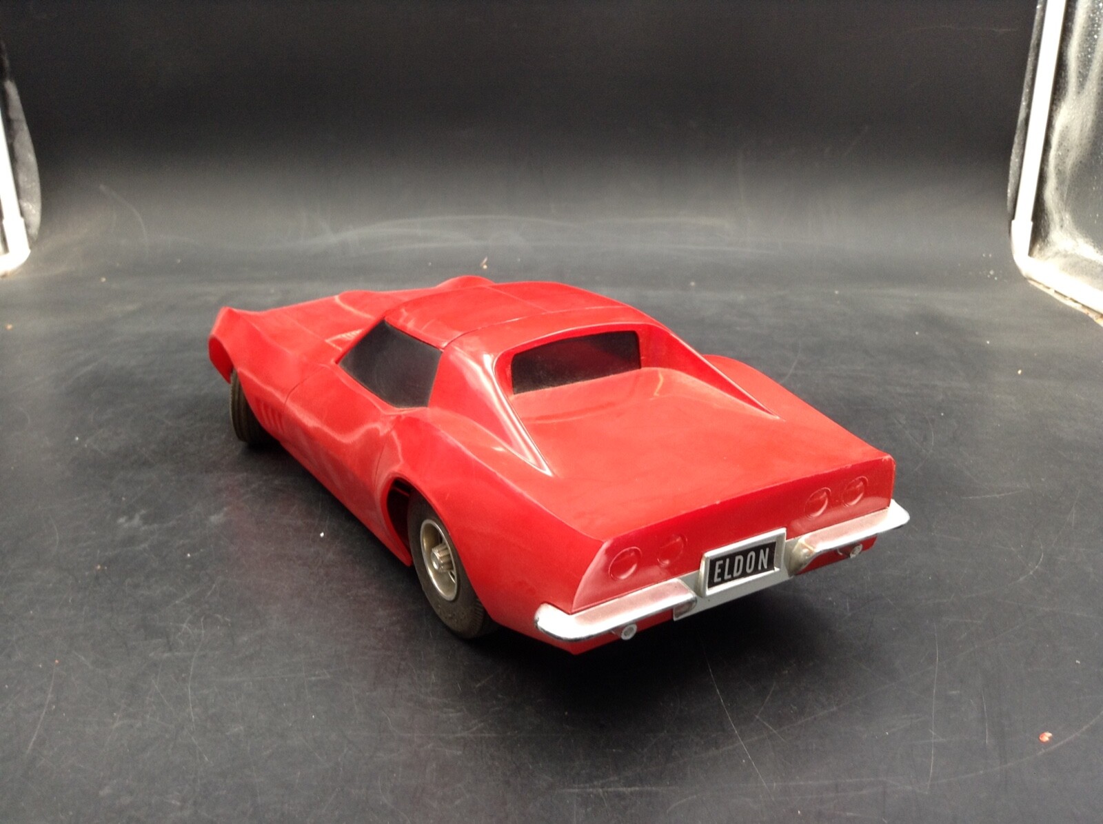 Eldon 1968 Corvette Stingray coupe Red Battery operated vintage 13 ...