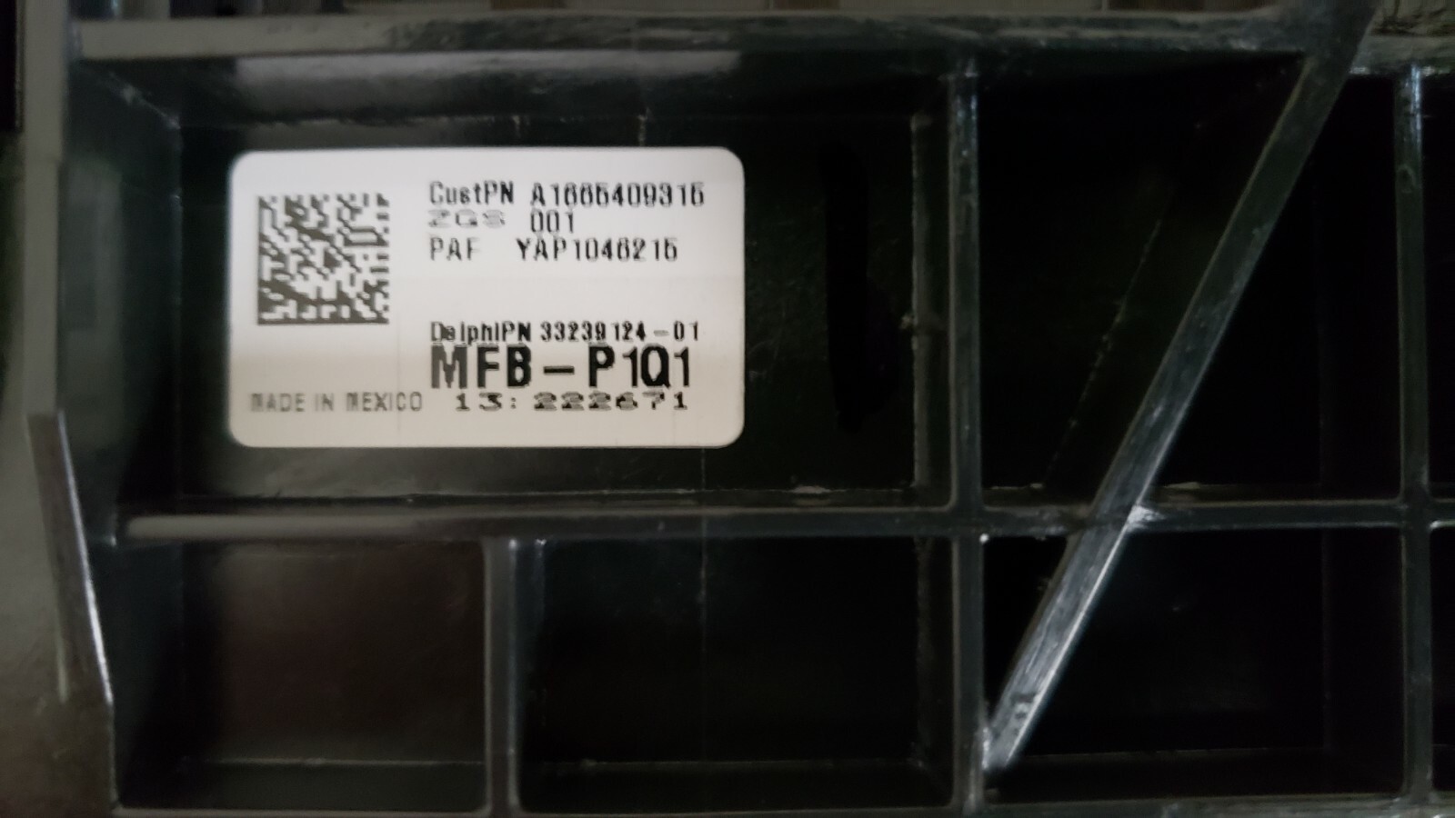 OEM/NEW & GENUINE Mercedes-Benz AMG Fuse & Relay Box 1665409315 ENG ...