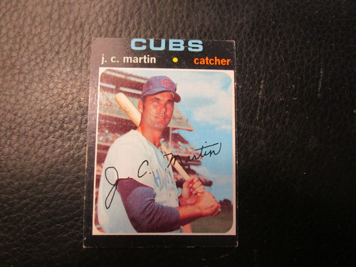 1971 TOPPS #704 J.C. MARTIN CUBS EX+/EXMT | eBay