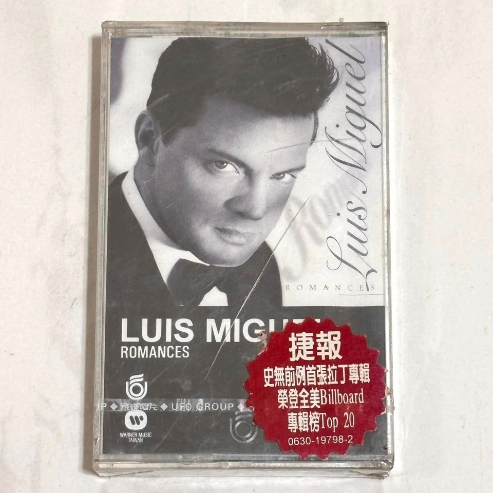 Luis Miguel 1992~1997 Aries + Romances Taiwan Edition Cassete Tape ...