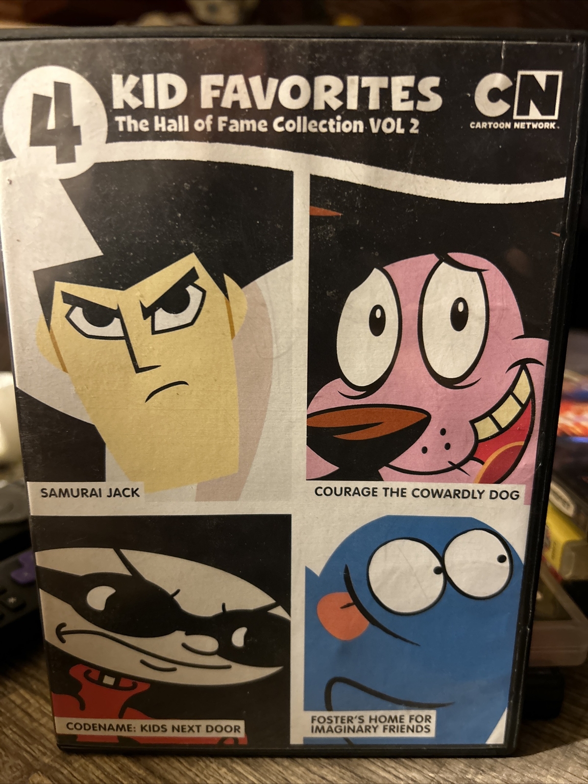 4 Kid Favorites Cartoon Network Hall of Fame #2 (DVD) Courage The ...