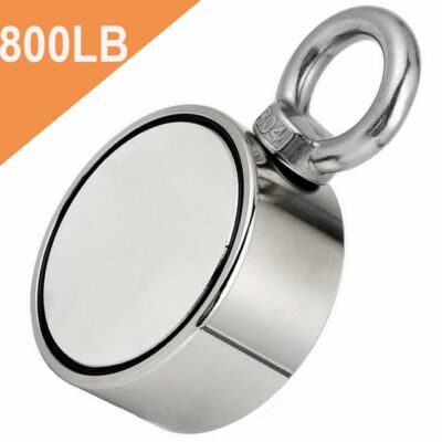 Fishing Large Magnet upto 800 LBS Pull Force Heavy Duty Strong ...