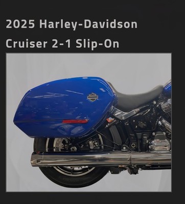 TAB Performance Cruiser 2-1 Slip-On for '25-Up Harley Davidson Softail ...