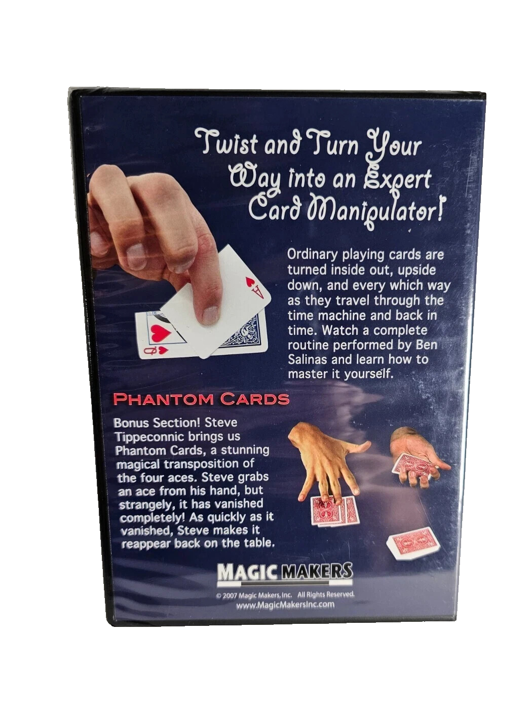 Magic Makers Playing Card Warp DVD A Twisted Experience Trick Illusion ...