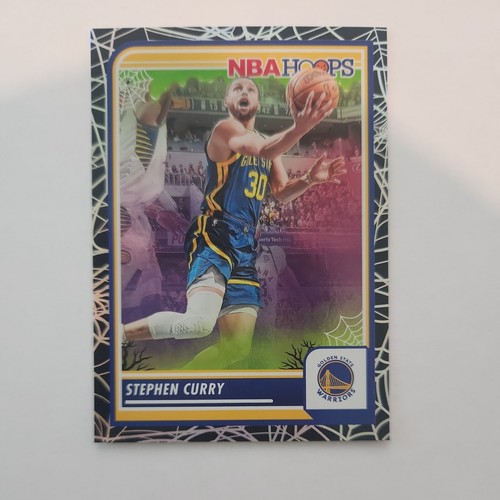 2023-24 Panini NBA Haunted Hoops Stephen Curry Spider Web Holo | eBay
