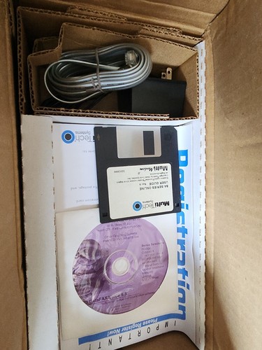 MultiTech MT2834BA MultiModem Data/Fax Modem 33.6KBPS INTELLIGENT MODEM ...