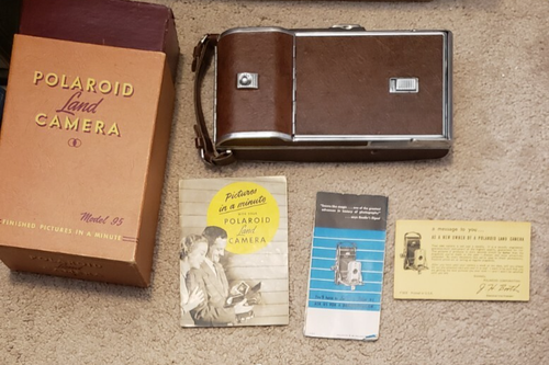 POLAROID MODEL 95 LAND CAMERA LOOKS UNUSED | eBay