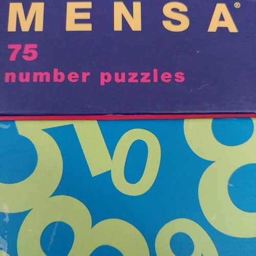 Mensa 75 Number Puzzles - 1995 Complete 9780811822633 | eBay