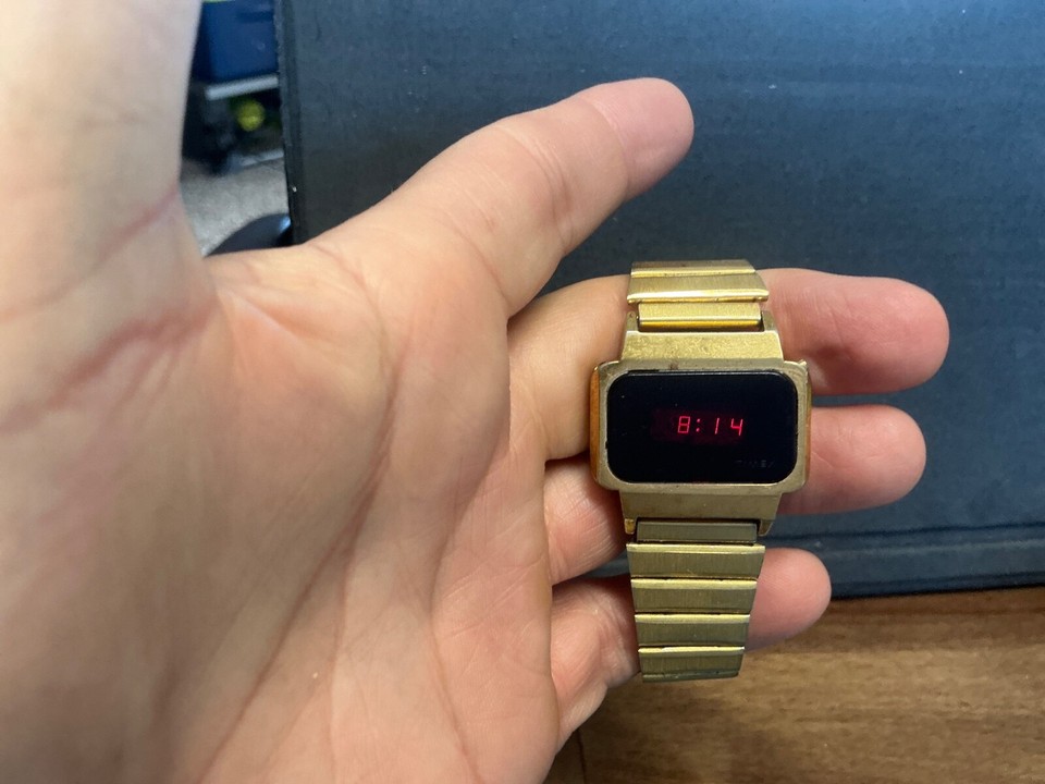 Rare Vintage 1970's TIMEX LED DIGITAL New Battery, Working | eBay