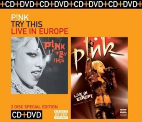 Try this / Live in Europe-CD with Pal/0 DVD by Pink (CD, 2024) for sale online | eBay