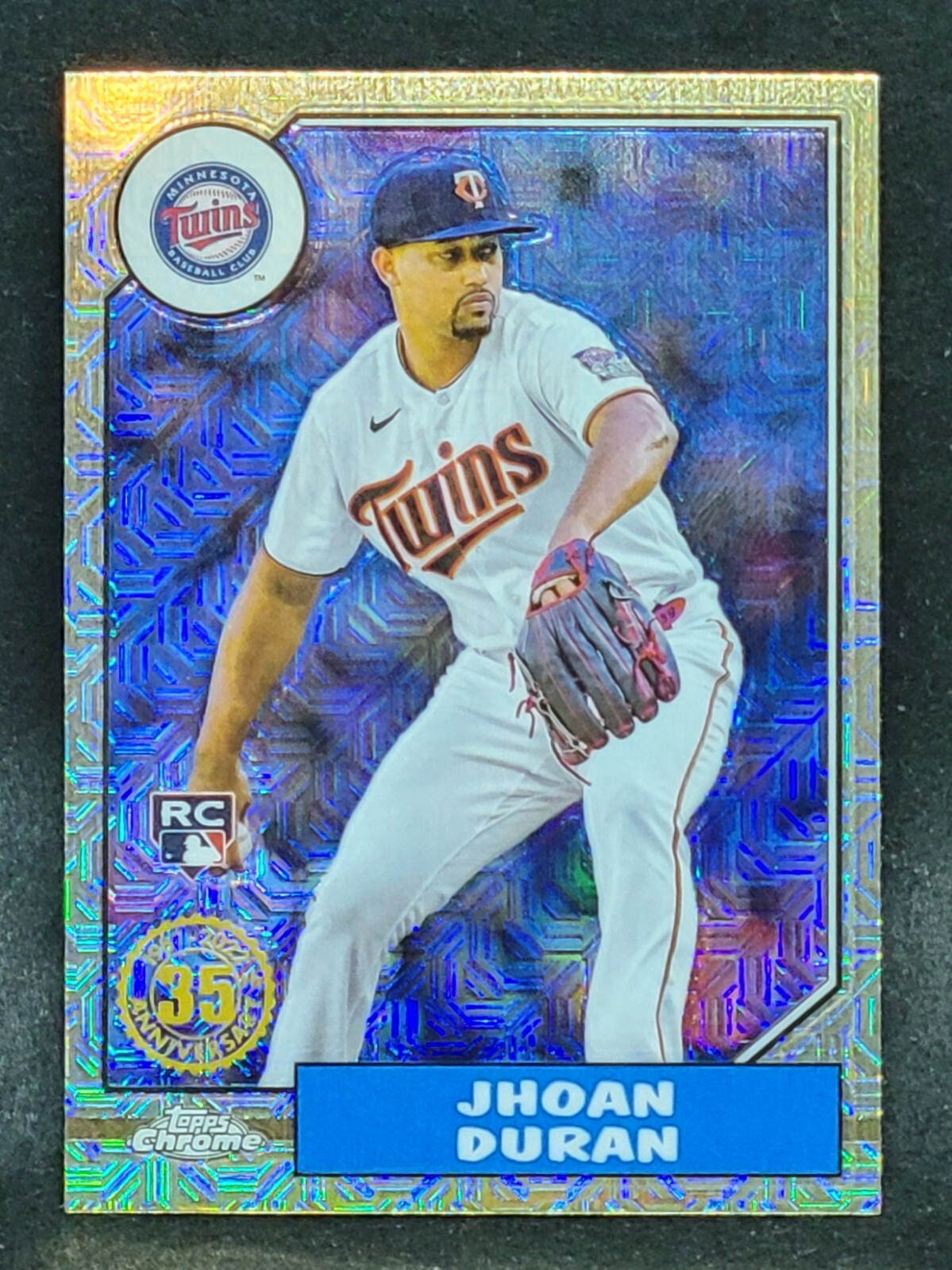 2022 TOPPS UPDATE JHOAN DURAN RC SILVER PACK SP CHROME #T87C-62 TWINS ...