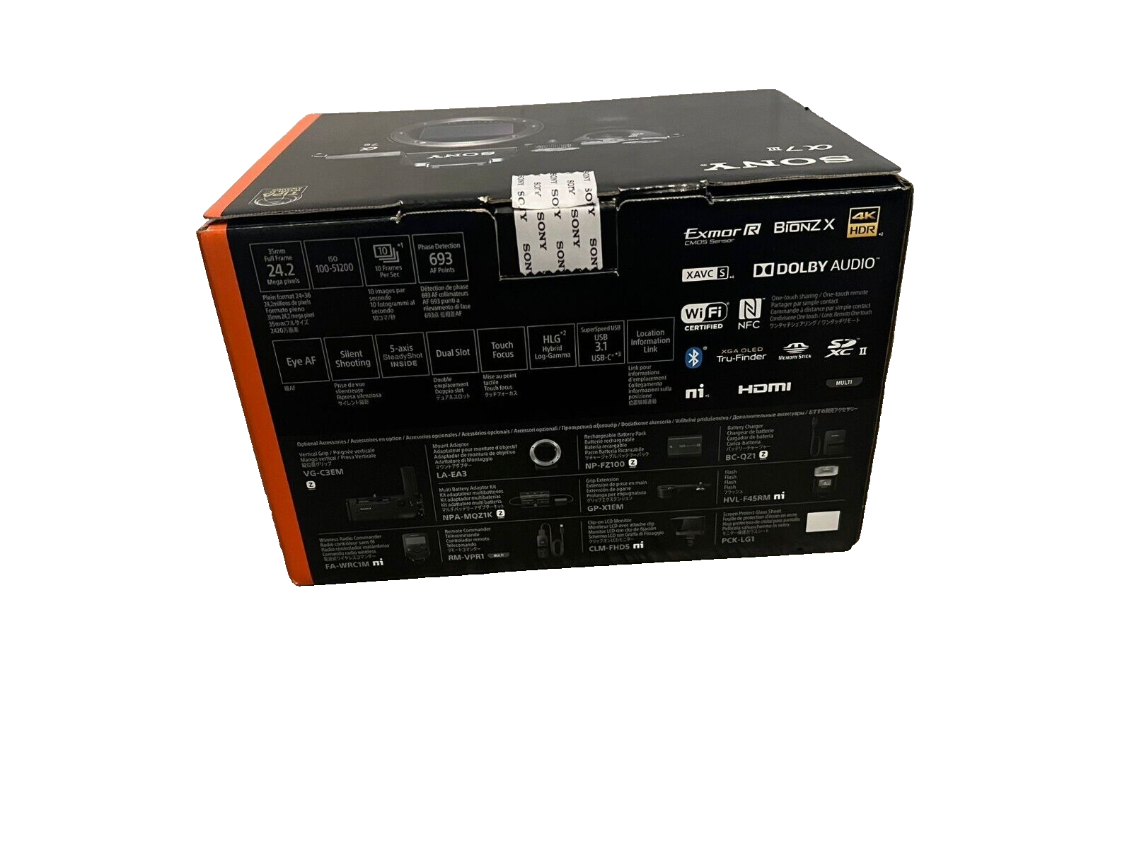 Sony Alpha a7 III 4K 24MP Full-Frame Mirrorless Digital Camera Black ...