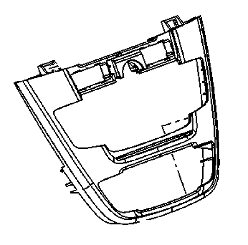 22759487 OEM Instrument Panel Lower Center Trim Cocoa 2012-2013 Buick ...
