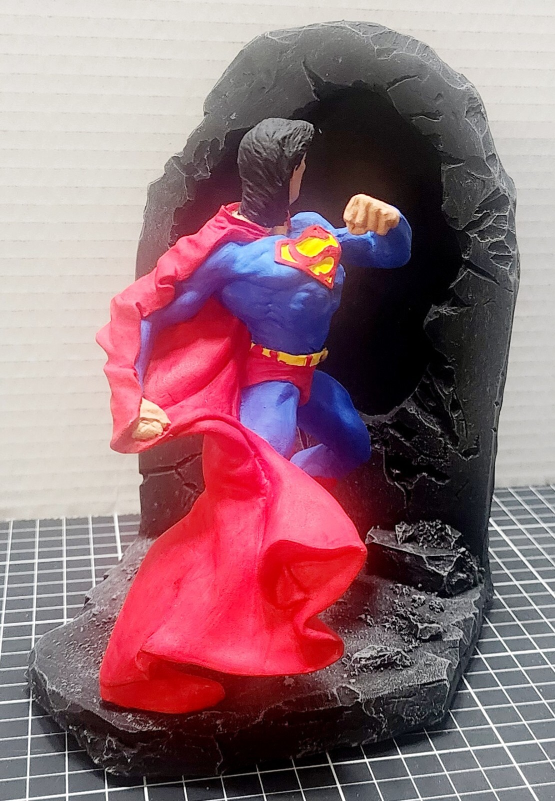 DC COMICS SUPERMAN vs DOOMSDAY BOOKENDS/STATUE 1996 FACTORY NEW!! RARE ...