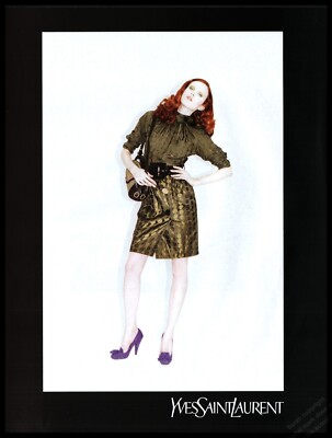 High Heels YSL Magazine Print Ad Women Fashion Long Legs shoes 2005-1pg ...