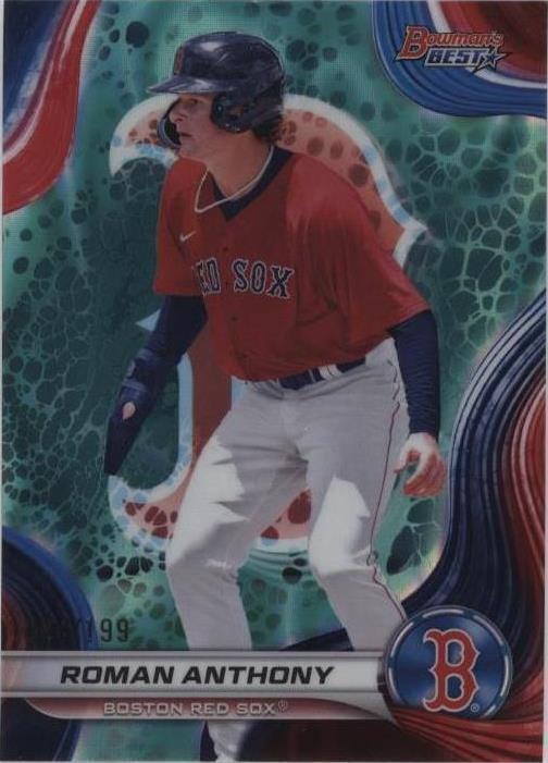 2024 Bowman's Best - Top Prospects Roman Anthony #TP-3 Aqua Lava ...