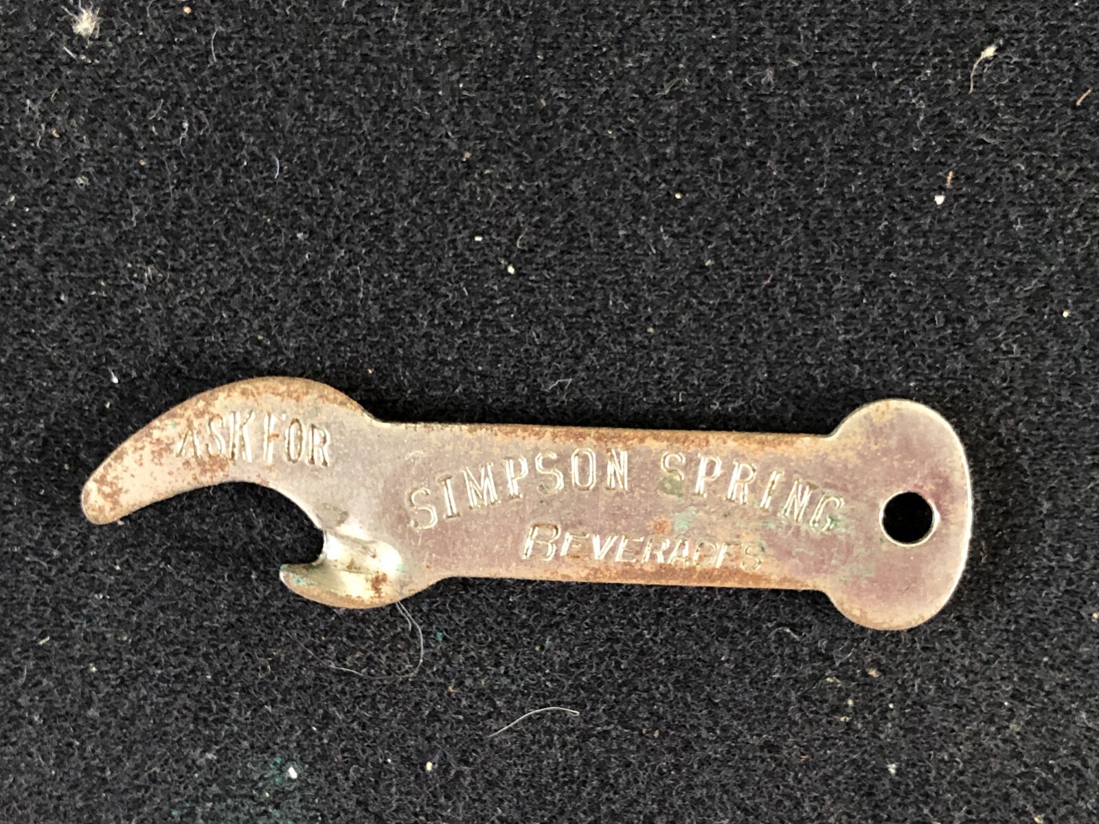 Vintage Simpson Spring Beverages bottle opener. 3 Inch | eBay