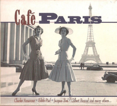 Cafe Paris 2-Disc Set MUSIC AUDIO CD Charles Aznavour Edith Piaf ballad ...
