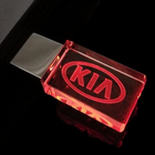 USB Flash Drive 2.0 Metal Stick Car Logo KIA Fan Lover Driver Gift LED ...