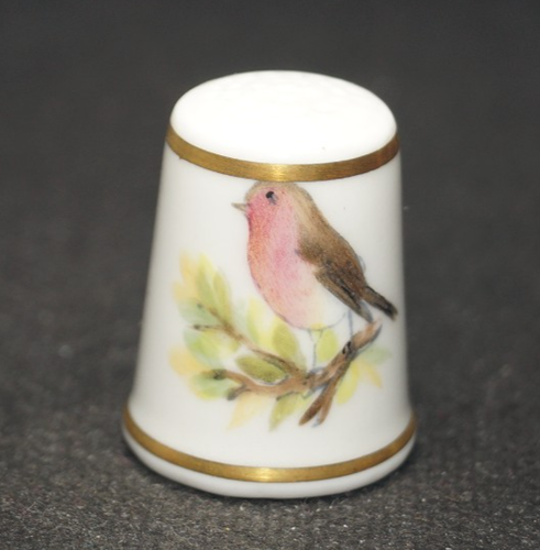 ROYAL WORCESTER ENGLAND THIMBLE COLLECTION HAND PAINTED - BIRD #2 | eBay