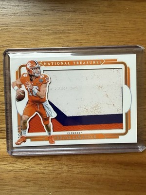2025 National Treasures Collegiate Trevor Lawrence Clemson Patch /39 ...