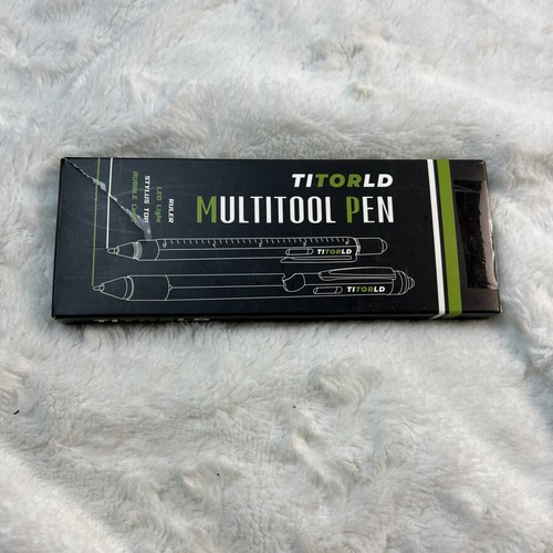Titorld Multitool Pen Ruler LED Light Stylus Top Bubble Level | eBay