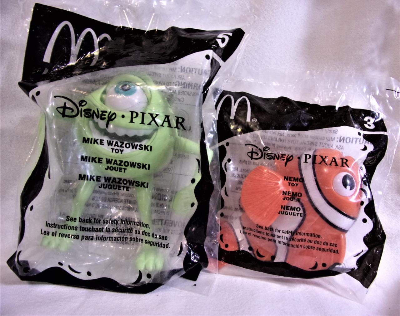 Lot of 2, Disney Pixar Monsters Mike Wazowski #5 / Nemo #3 -NIP ...