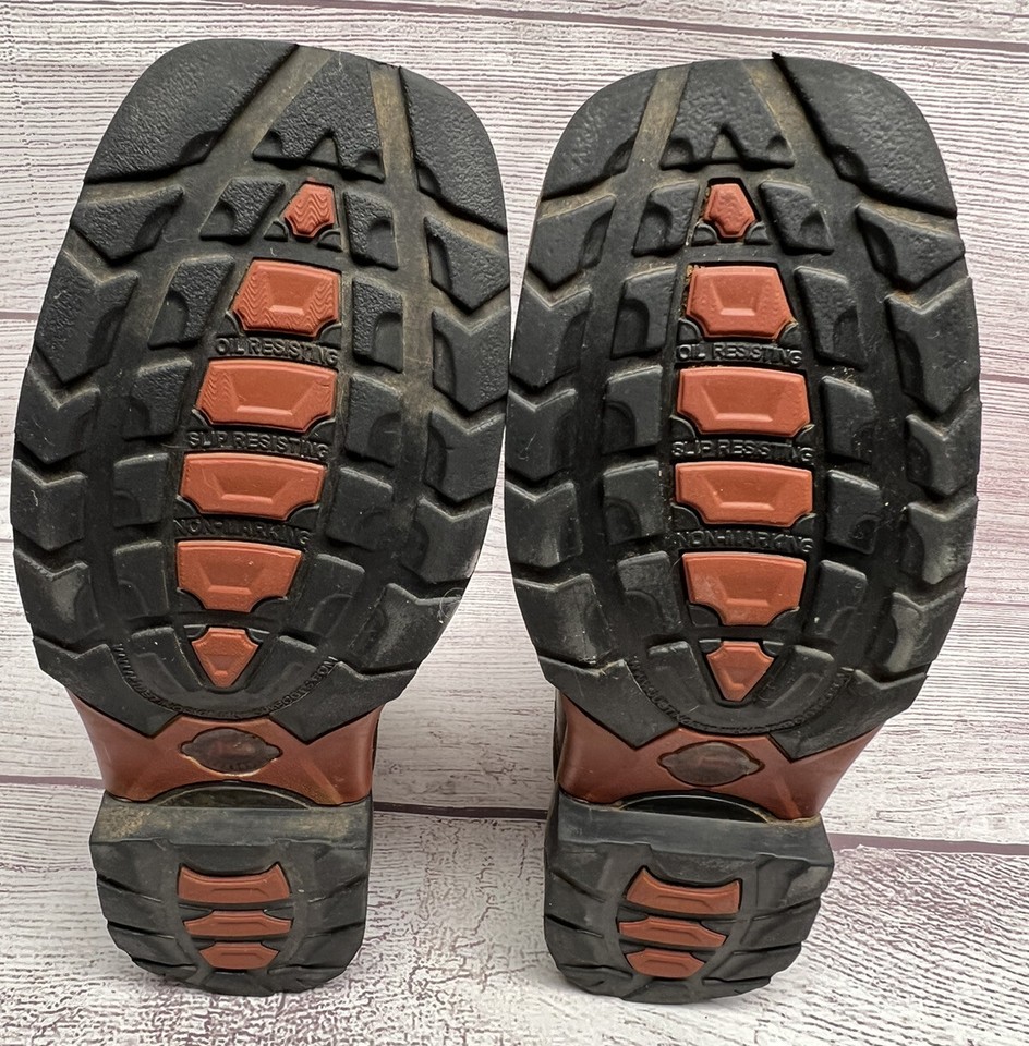 JUSTIN STEEL TOE - BOOT MENS WORK - COWBOY BOOTS WK4643 BURGUNDY | eBay