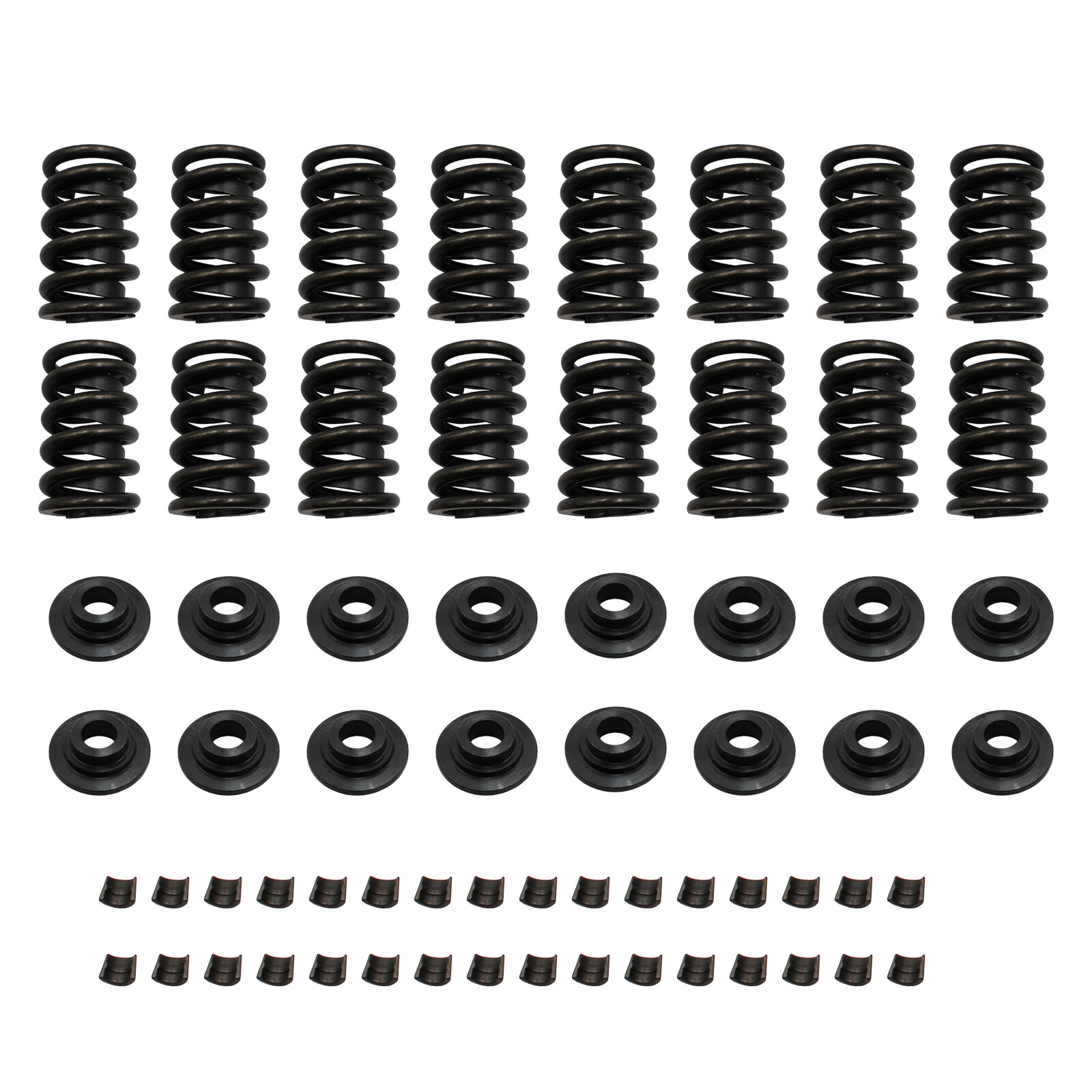 Valve Springs Set Retainers & Lock Set For Chevy SBC 400 350 327 305 ...