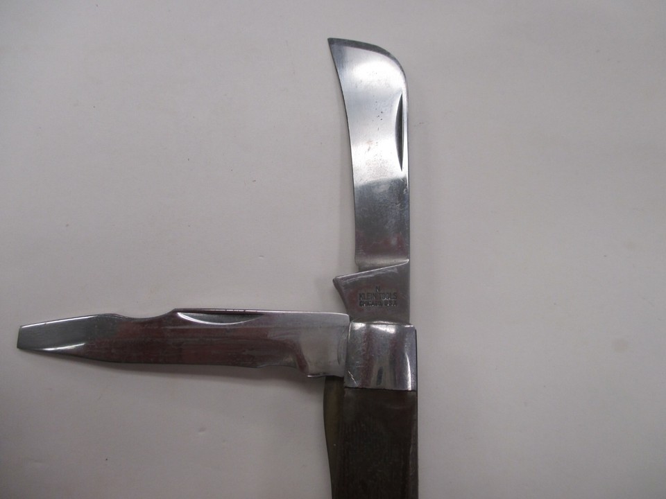 Vintage KLEIN TOOLS CHICAGO Folding Double Blade Pocket Knife | eBay