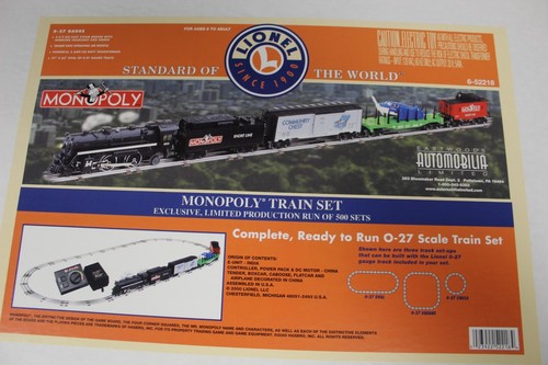 Lionel 6-52218 Monopoly Train Set Complete | eBay