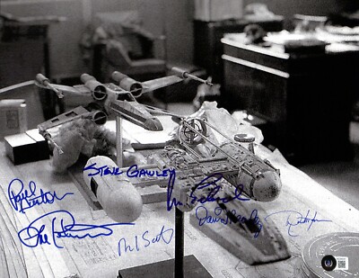 Original ILM Model Shop Signed 11x14 B&W Photo – Star Wars Model Makers ...