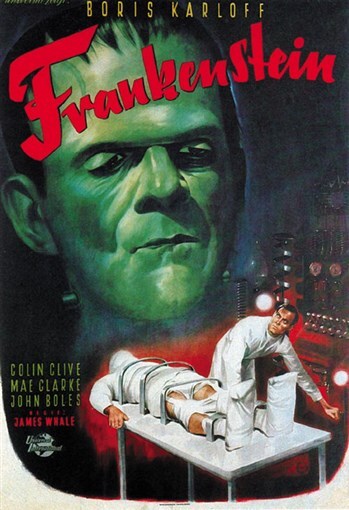 Boris Karloff Frankenstein Poster