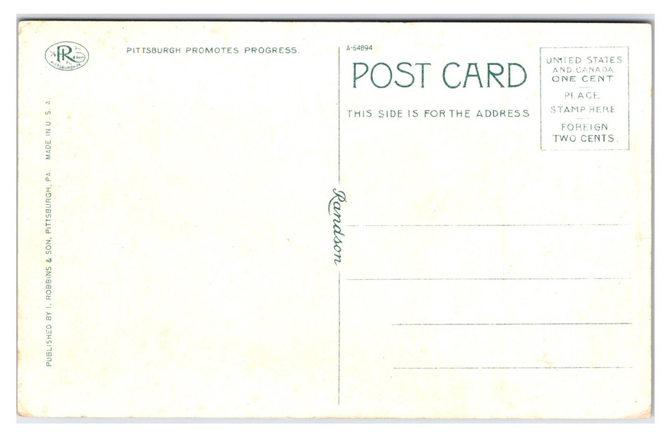 Early 1900s - Larimer Ave Bridge - Pittsburgh, Pennsylvania Postcard ...