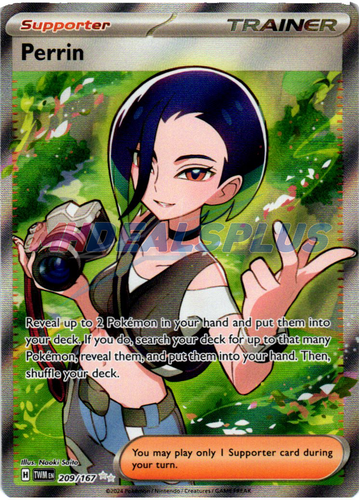 NM Pokemon Twilight Masquerade Perrin Ultra Rare Full Art 209 | eBay