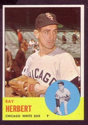 1963 TOPPS RAY HERBERT CARD NO:560 NEAR MINT CONDITION | eBay