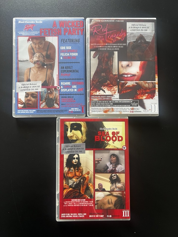 Blood Corrodes Inside DVDs SamHel A Baroque House LTD To 300 August ...