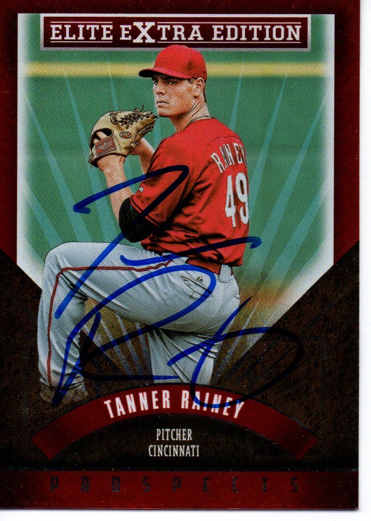Tanner Rainey Cincinnati Reds 2015 Panini Elite Signed Card | eBay
