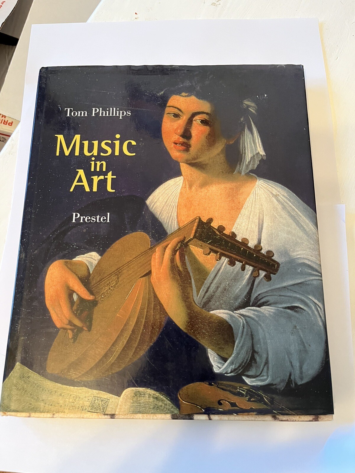 Tom Phillips, Music in Art, Prestel nice hardcover book w/ lots of ...