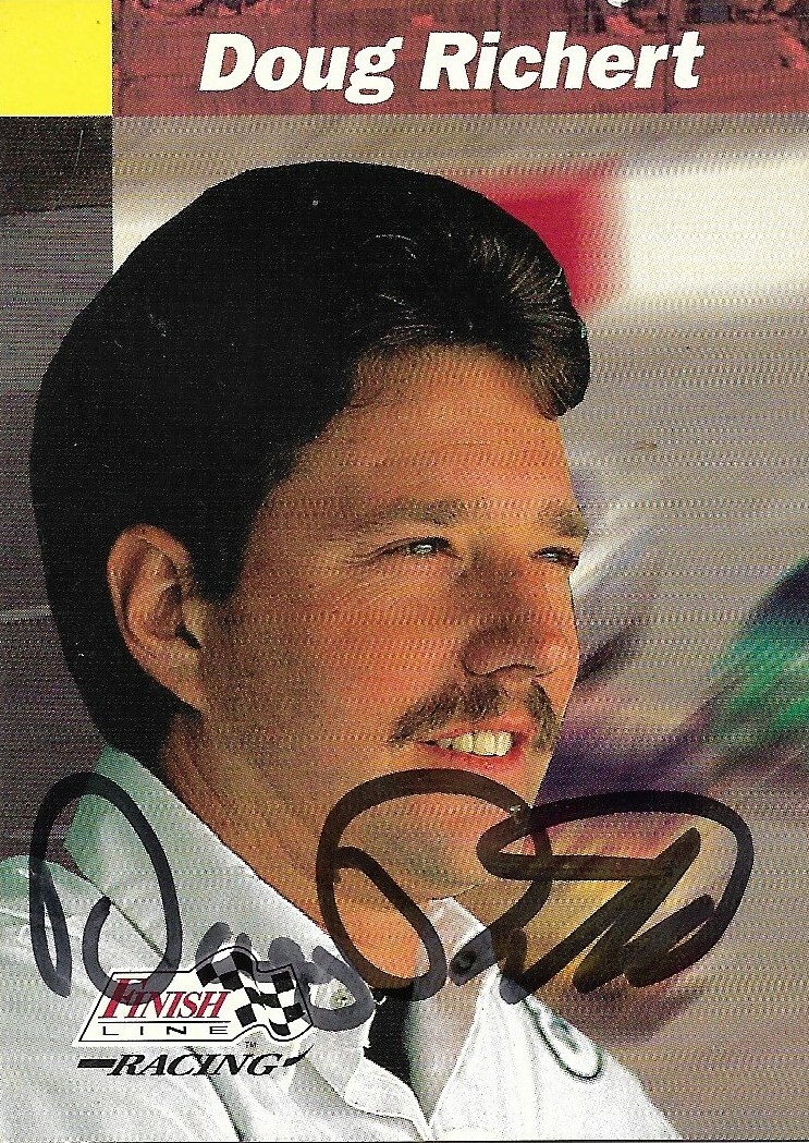 Doug Richert signed 1993 FINISH LINE card #41 NASCAR | eBay