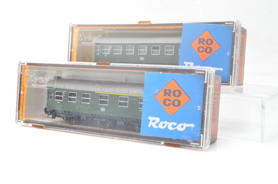 Roco N Gauge - 24204/02251S Rake of 2 DB 6 Wheel Coaches - Boxed | eBay UK
