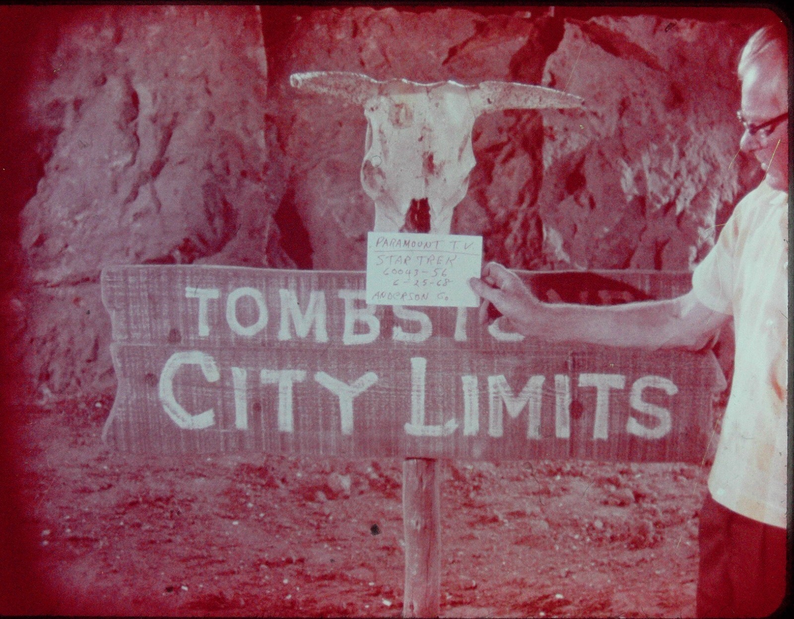 Star Trek TOS 35mm Film Clip Spectre of the Gun Tombstone CLAPPER BOARD ...